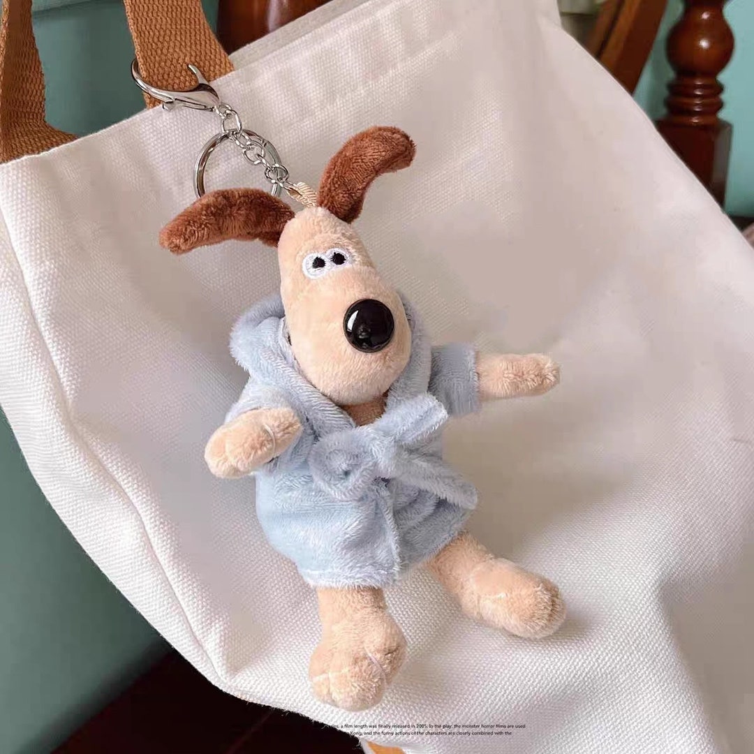 15cm Wallace Gromit Dog Plush Keychain Cartoon Bathrobedog - Etsy
