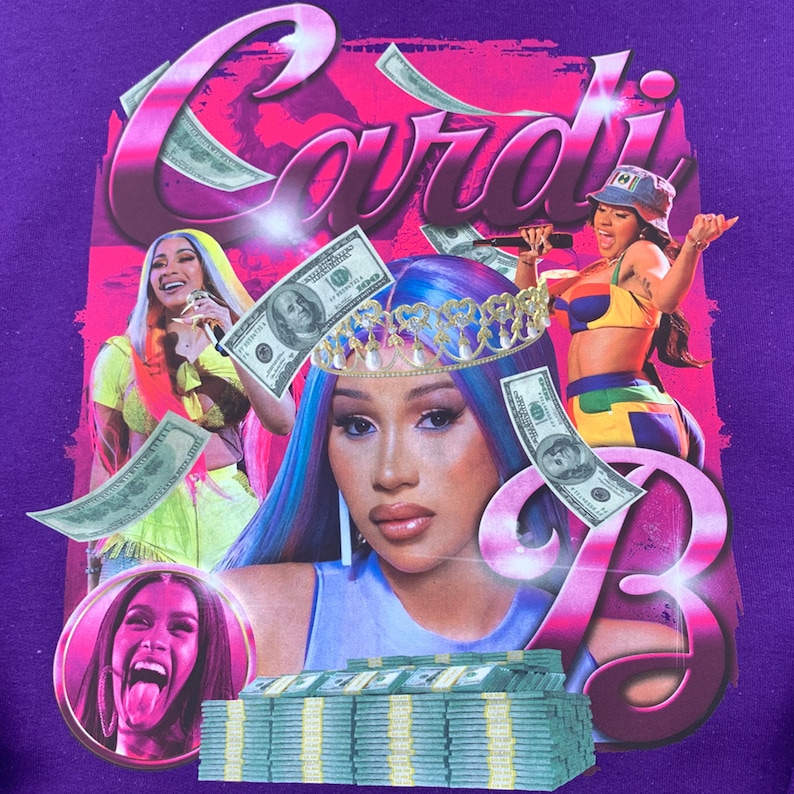 Cardi B Rap Hoodie - Etsy
