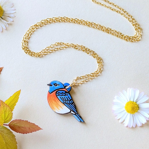 Bluebird Necklace - Etsy