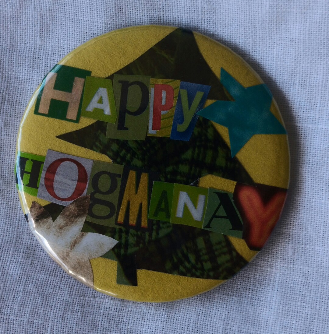Happy Hogmanay 2.25 Inch Metal Pinback Button Unique Design - Etsy