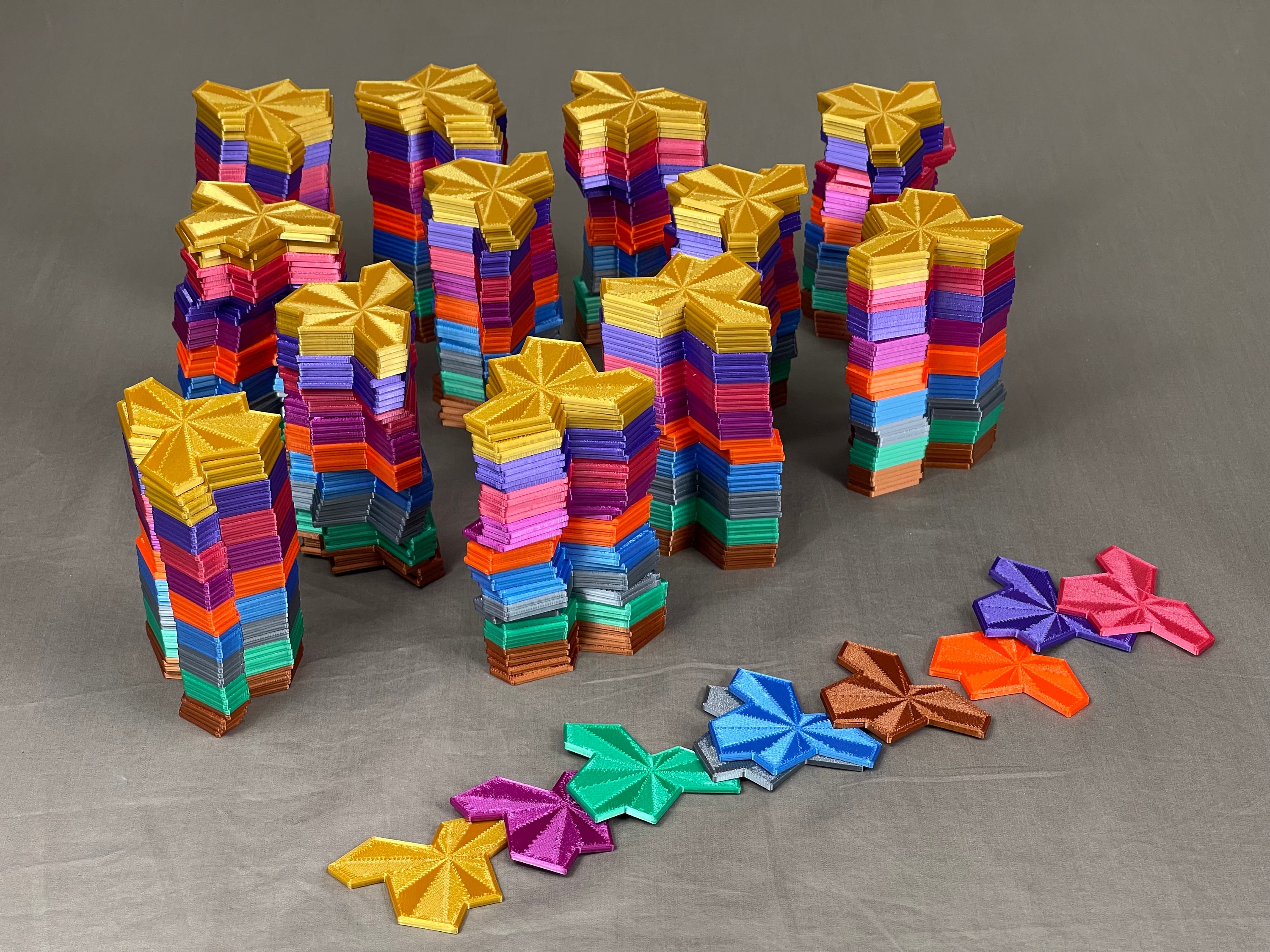 Einstein "one Stone" Tile Set | Hat Tile Set | Aperiodic Tessellating ...