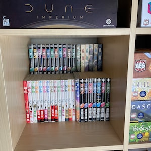 Shelf Riser for Displaying Two Rows of Books on a Single Shelf ...