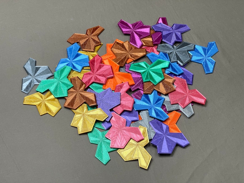 Einstein "one Stone" Tile Set | Hat Tile Set | Aperiodic Tessellating ...