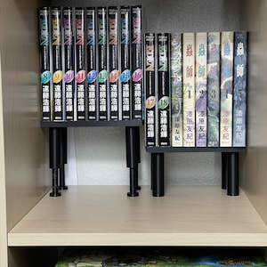 Shelf Riser for Displaying Two Rows of Books on a Single Shelf ...