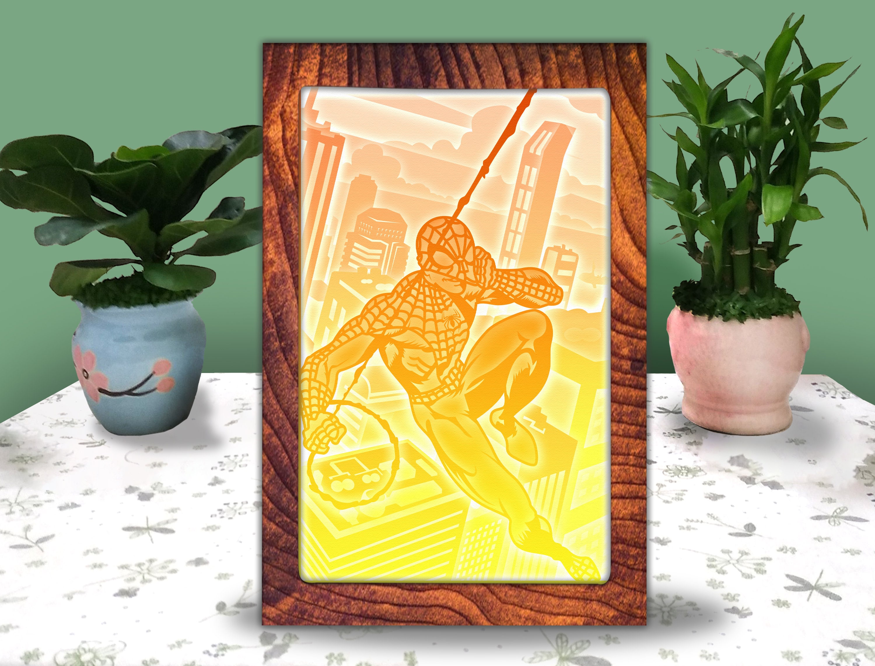 SPIDER Cut Light Box SVG, Spider Shadow Box Svg Cricut File, Spider ...