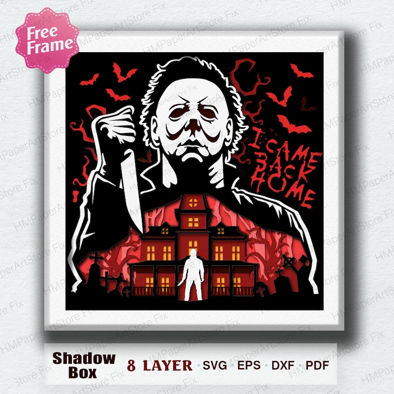 Horror Movie Shadow Box Art - Etsy UK