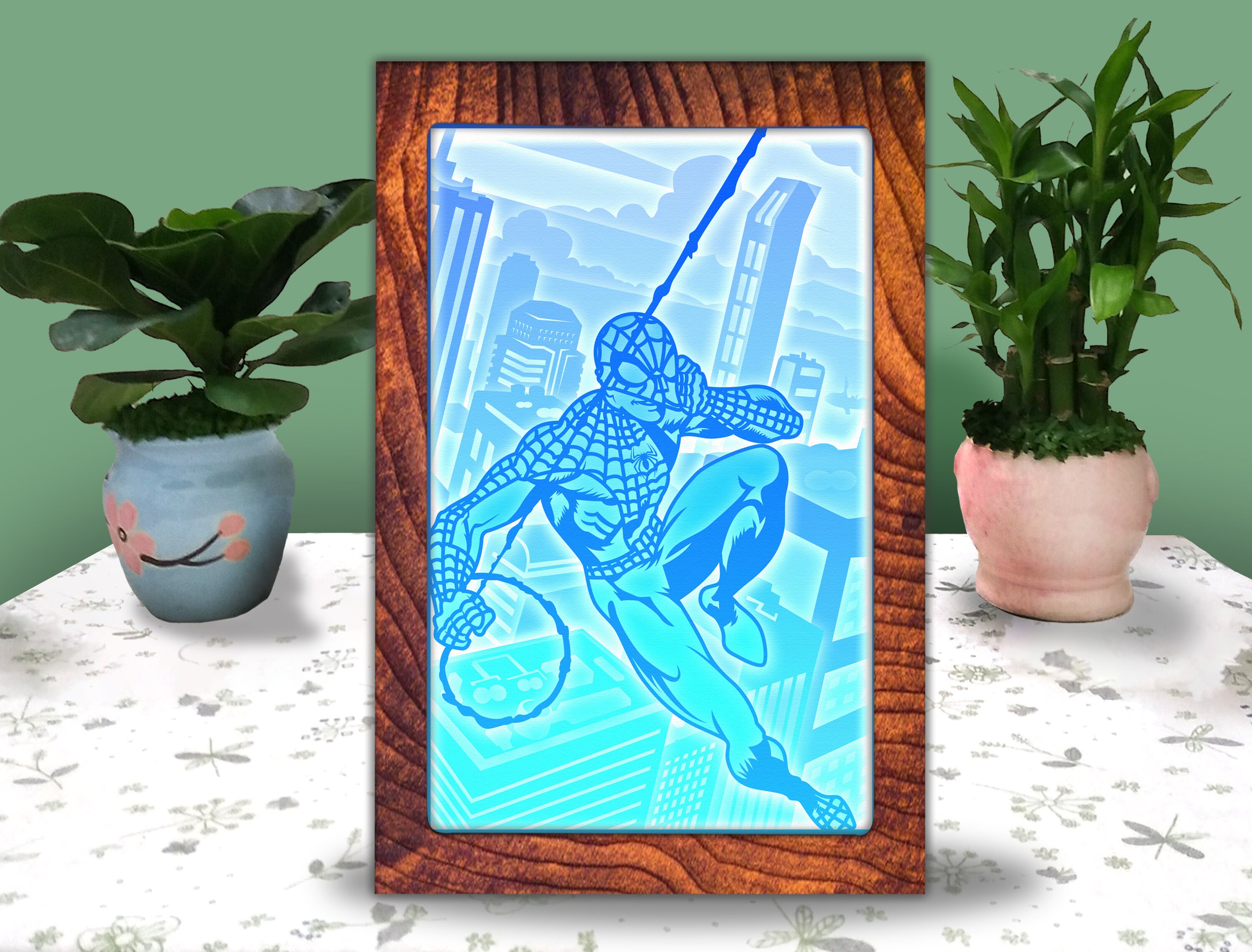 SPIDER Cut Light Box SVG Spider Shadow Box Svg Cricut File - Etsy UK