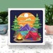 TENT CAMPSITE 3D Box Camping Paper Cut Shadow Box Adventure - Etsy