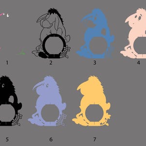 Eeyore Cartoon Lantern Digital File, Cartoon Lampcandle, Cartoon Light ...