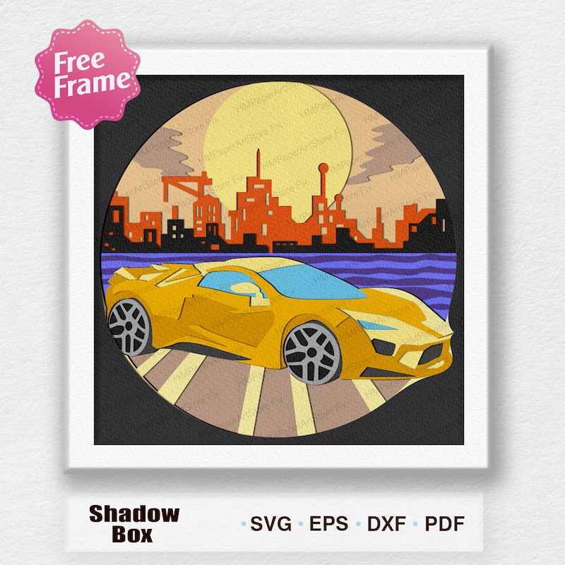 3d Car Svg - Etsy