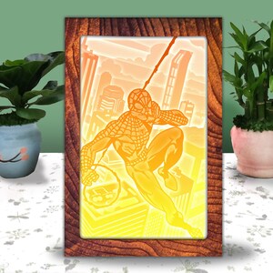 SPIDER Cut Light Box SVG, Spider Shadow Box Svg Cricut File, Spider ...