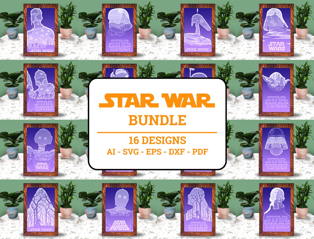 Star Cut Light Box SVG, Star Shadow Box SVG Cricut File, Star Cutting ...