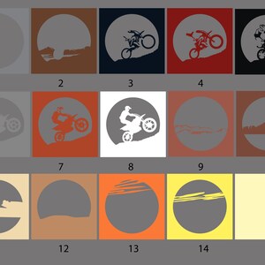 MOTOCROSS RIDER 3D Box Paper Cut Light Box Svg Motorcycle Shadow Box ...