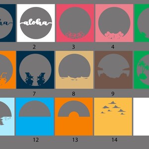 ALOHA Summer 3D Box Paper Cut Light Box Svg Summer Hawaiian - Etsy