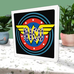 NICU Nurse 3D Box Paper Cut Light Box Svg, Wonder Nurse Shadow Box Svg ...