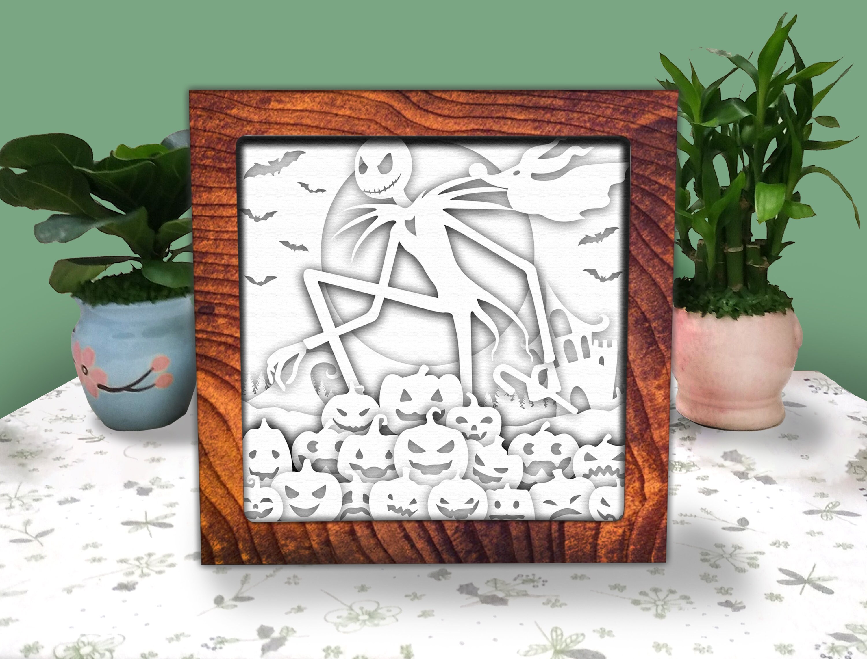 Nightmare 1A Paper Cut Light Box Template Files SVG Nightmare - Etsy