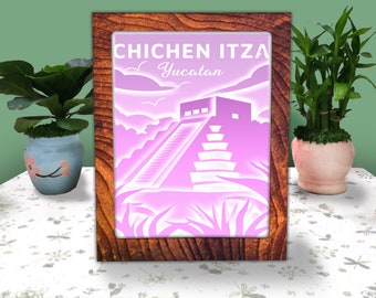 Chichén Itzá Svg - Etsy