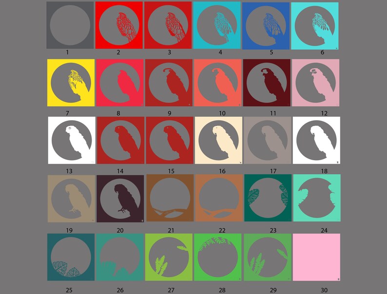 PARROT 3D Box Paper Cut Light Box Svg Parrot Shadow Box Svg - Etsy ...