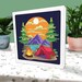 TENT CAMPSITE 3D Box Camping Paper Cut Shadow Box Adventure - Etsy
