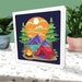 TENT CAMPSITE 3D Box Camping Paper Cut Shadow Box Adventure - Etsy