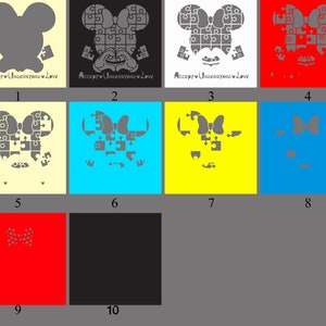 AUTISM AWARENESS 3D Box Paper Cut Light Box Svg Rainbow - Etsy