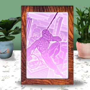 SPIDER Cut Light Box SVG, Spider Shadow Box Svg Cricut File, Spider ...