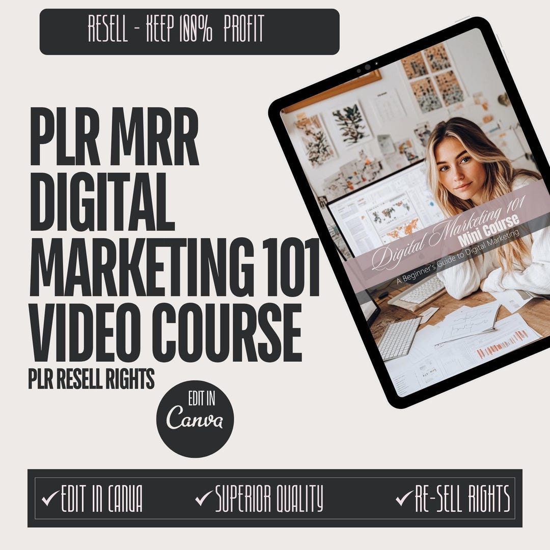 Digital Marketing 101 Course With Master Resell Rights | Online ...