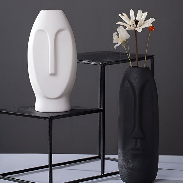 Face Modern Vase - Etsy