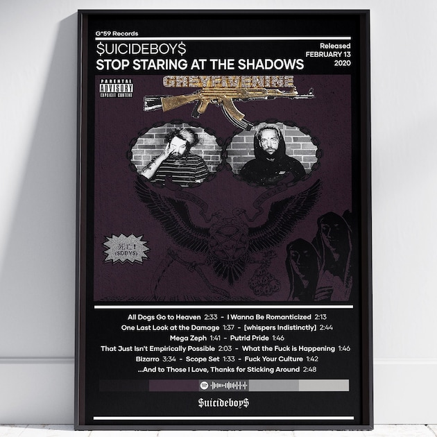 SuicideboyS Poster | Stop Staring At The Shadows Premium Matte Vertical ...