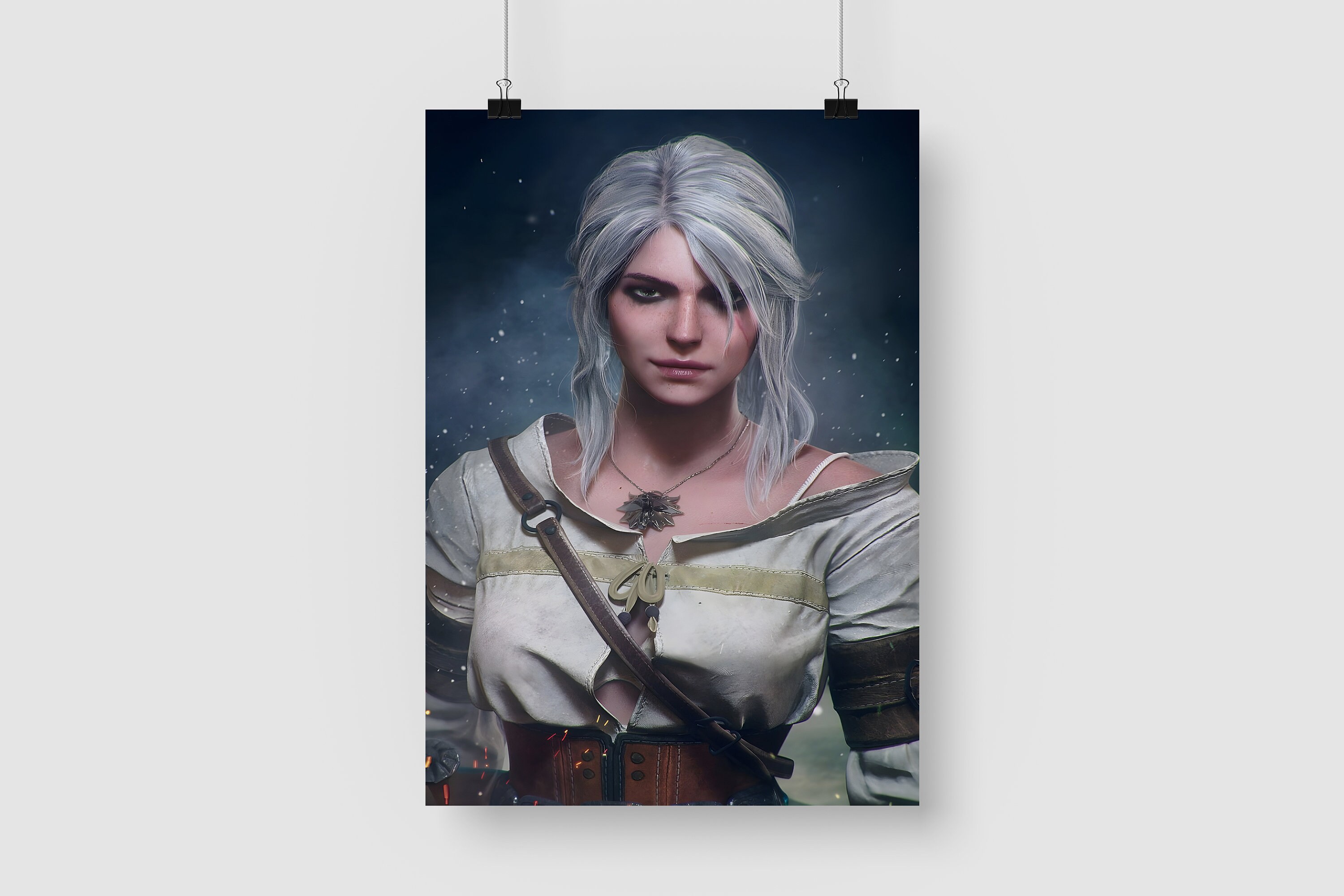 The Witcher Poster | Ciri Poster | Gaming Poster | Game Poster Designed ...