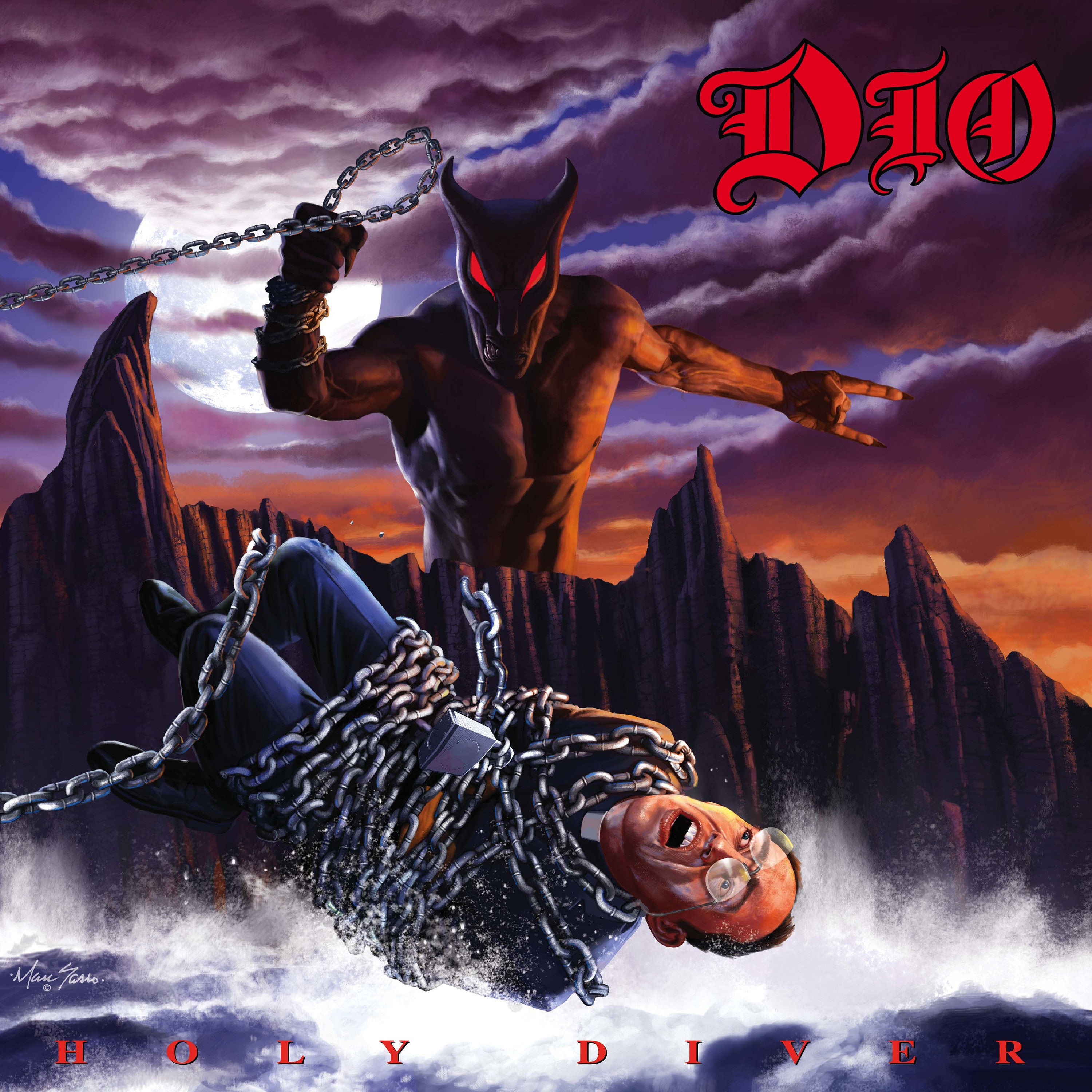 Dio Poster | Holy Diver Poster | Rock Music Poster | Album Cover Poster ...