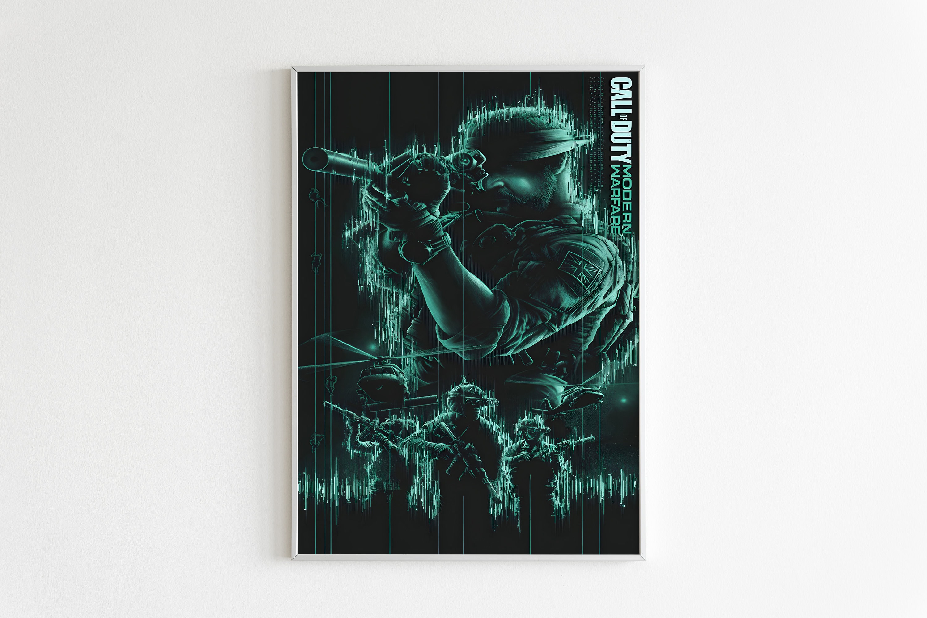 Call Of Duty Poster | Modern Warfare Poster | Gaming Poster Designed ...