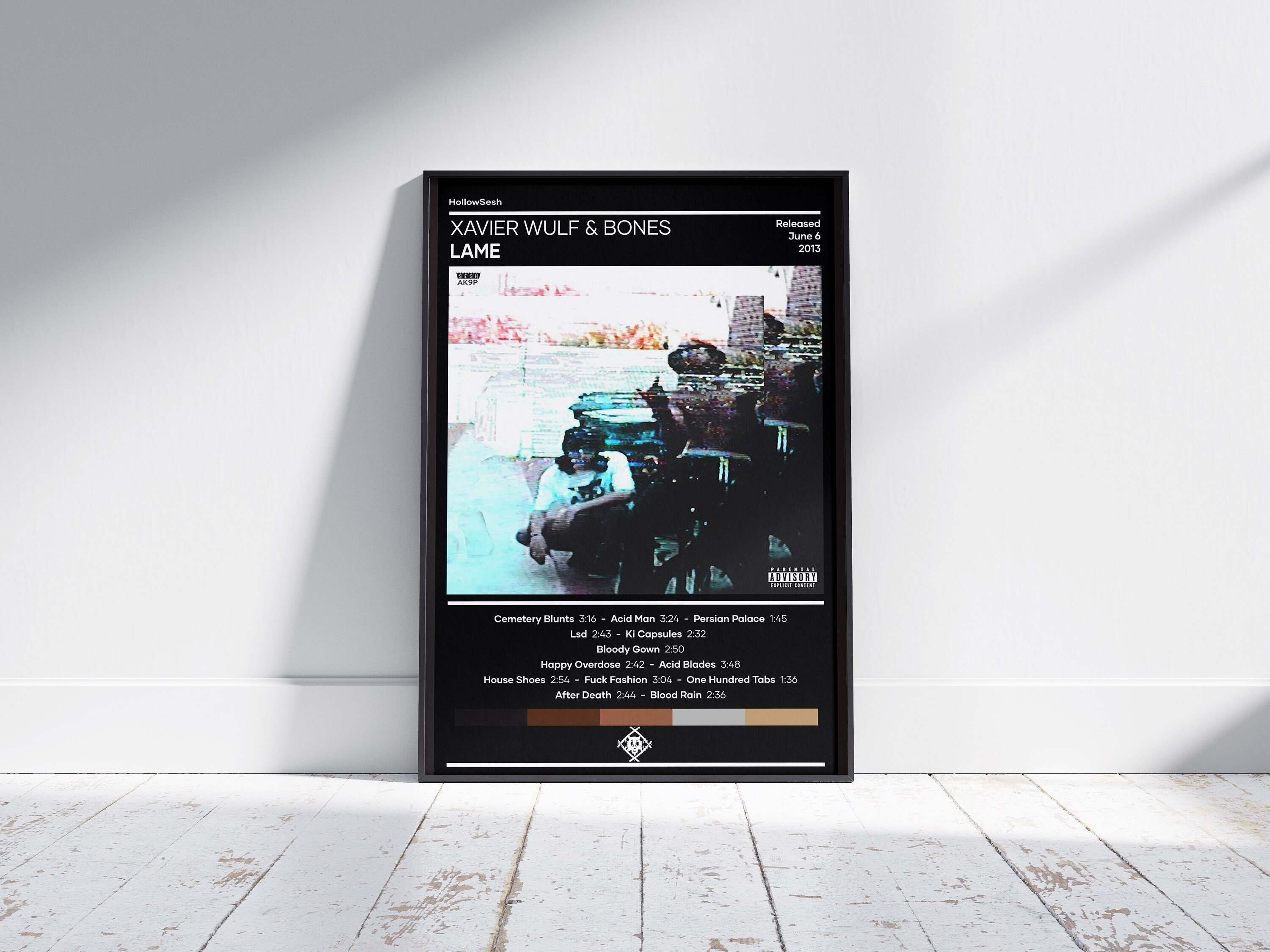 Xavier Wulf And BONES Poster | Lame Poster | Music Poster