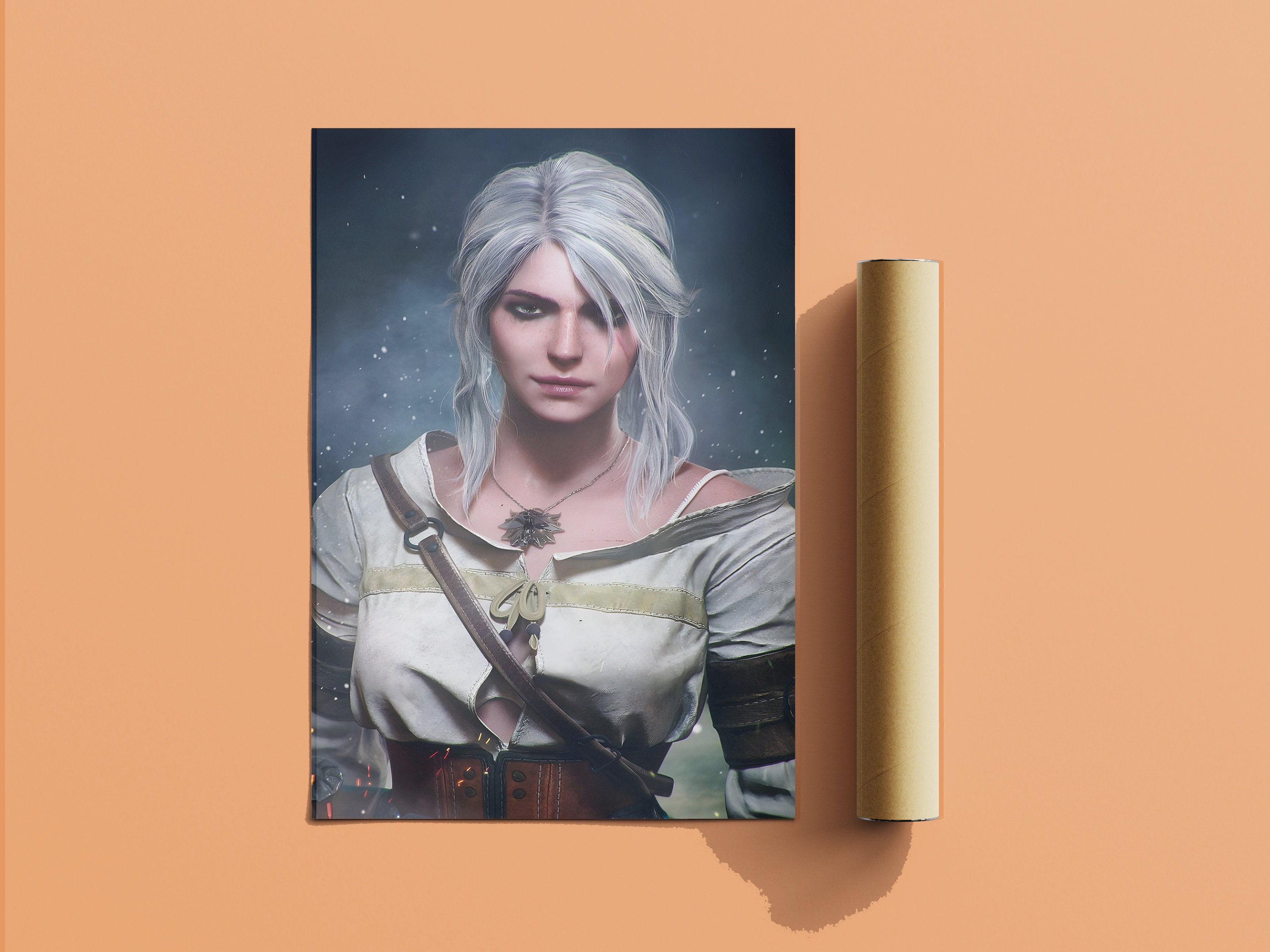 The Witcher Poster | Ciri Poster | Gaming Poster | Game Poster Designed ...
