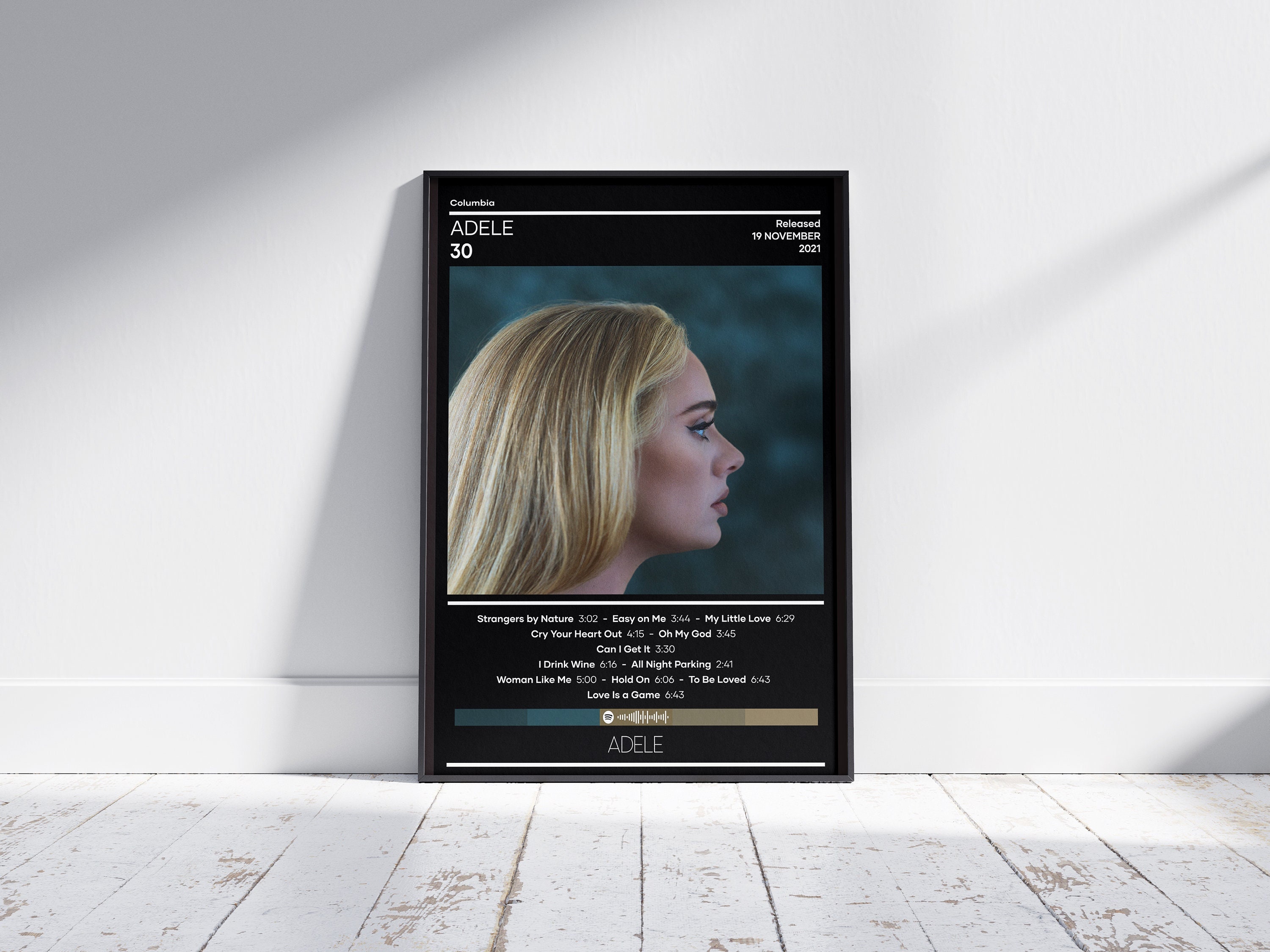 Adele Poster | 30 Poster | Music Poster | Album Cover Poster