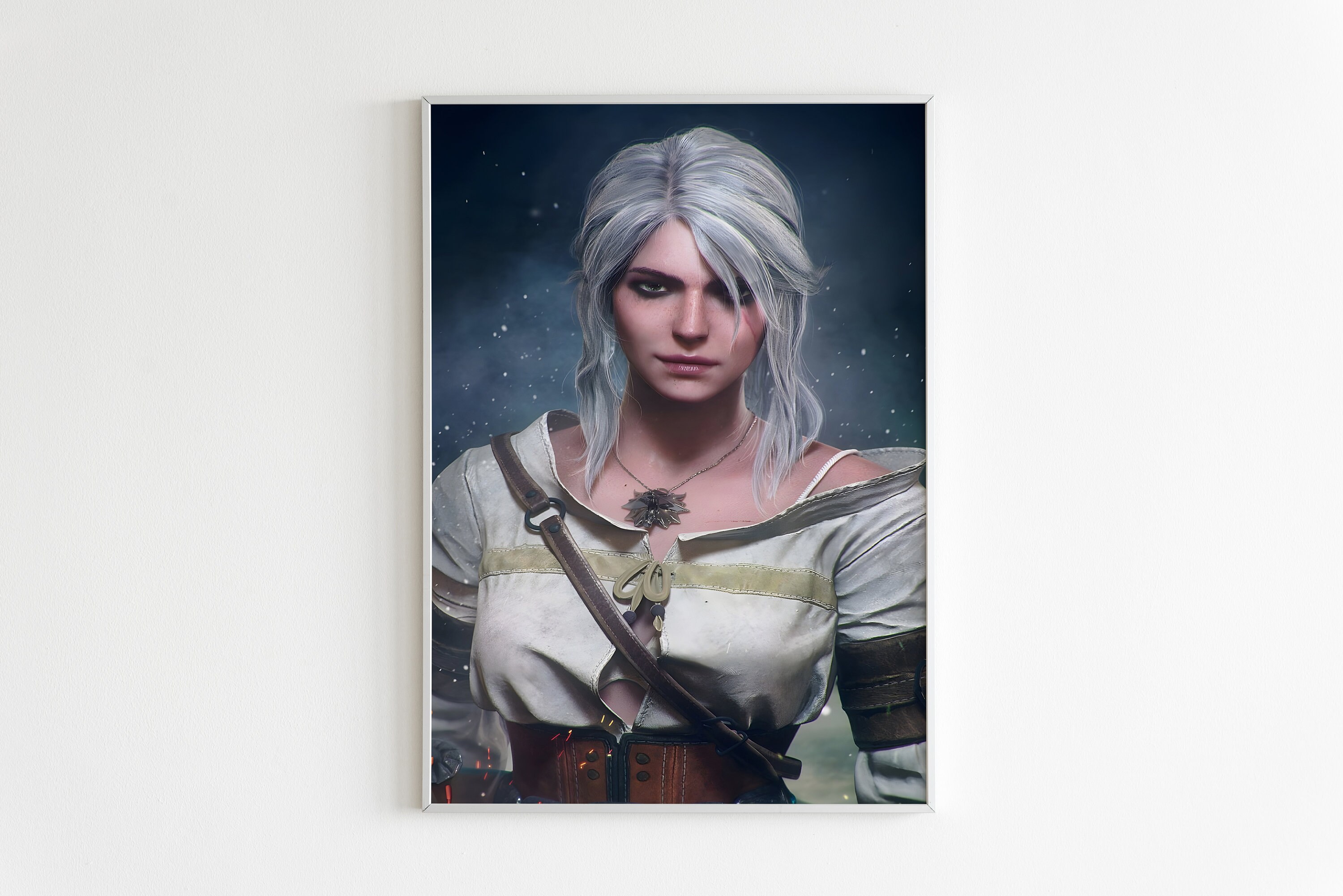 The Witcher Poster | Ciri Poster | Gaming Poster | Game Poster Designed ...