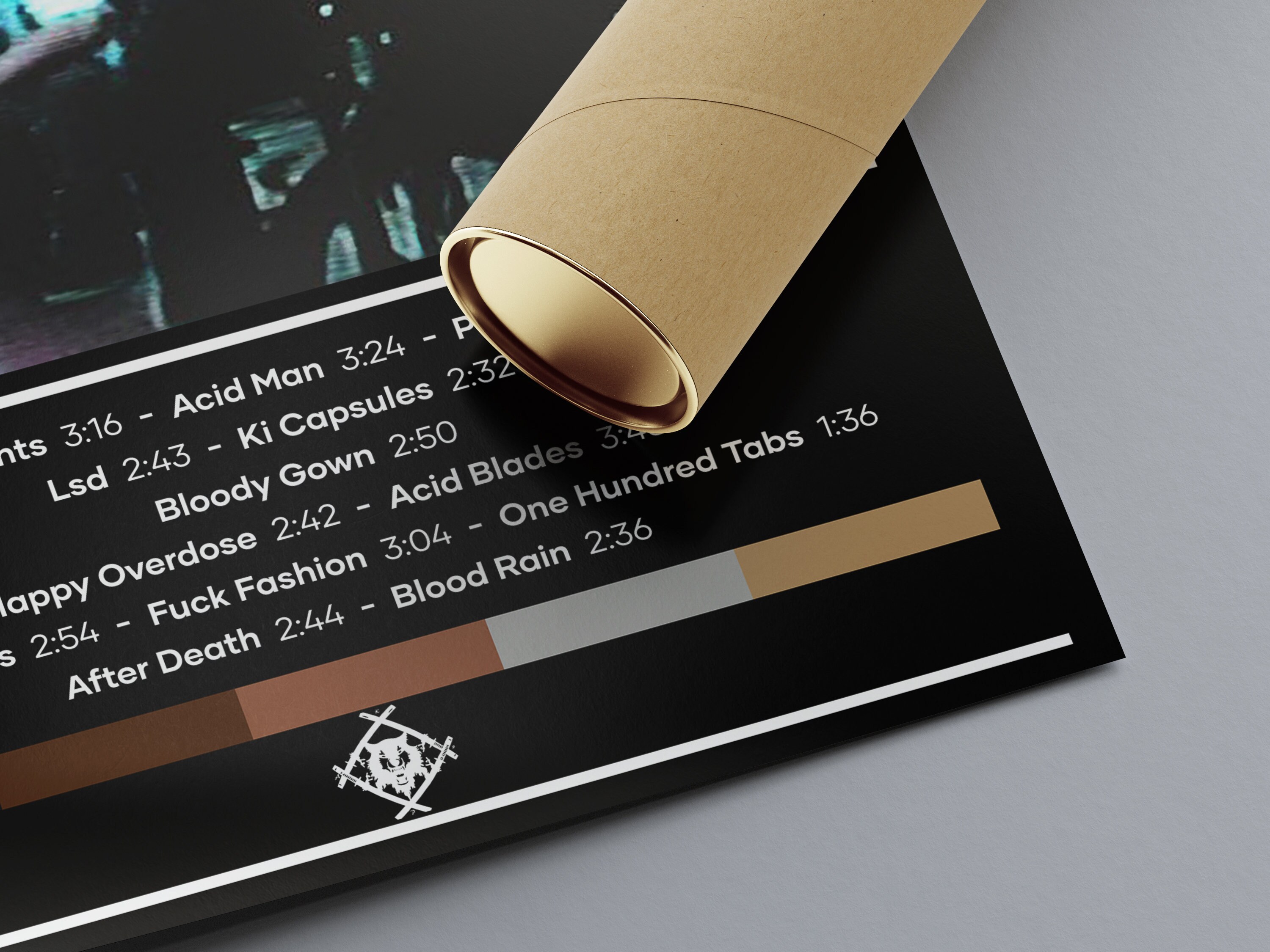 Xavier Wulf and BONES Poster | Lame Poster | Music Poster sold by ...