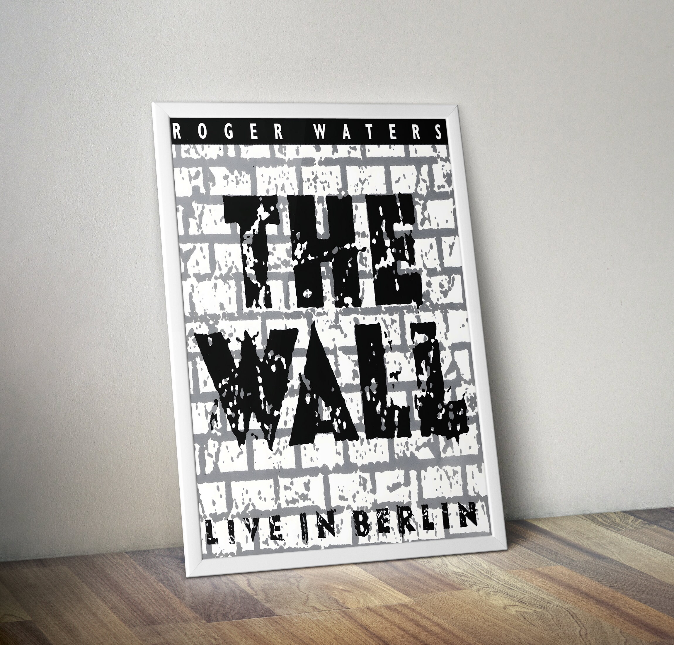 Roger Waters Poster | The Wall: Live in Berlin Poster | Concert Poster ...