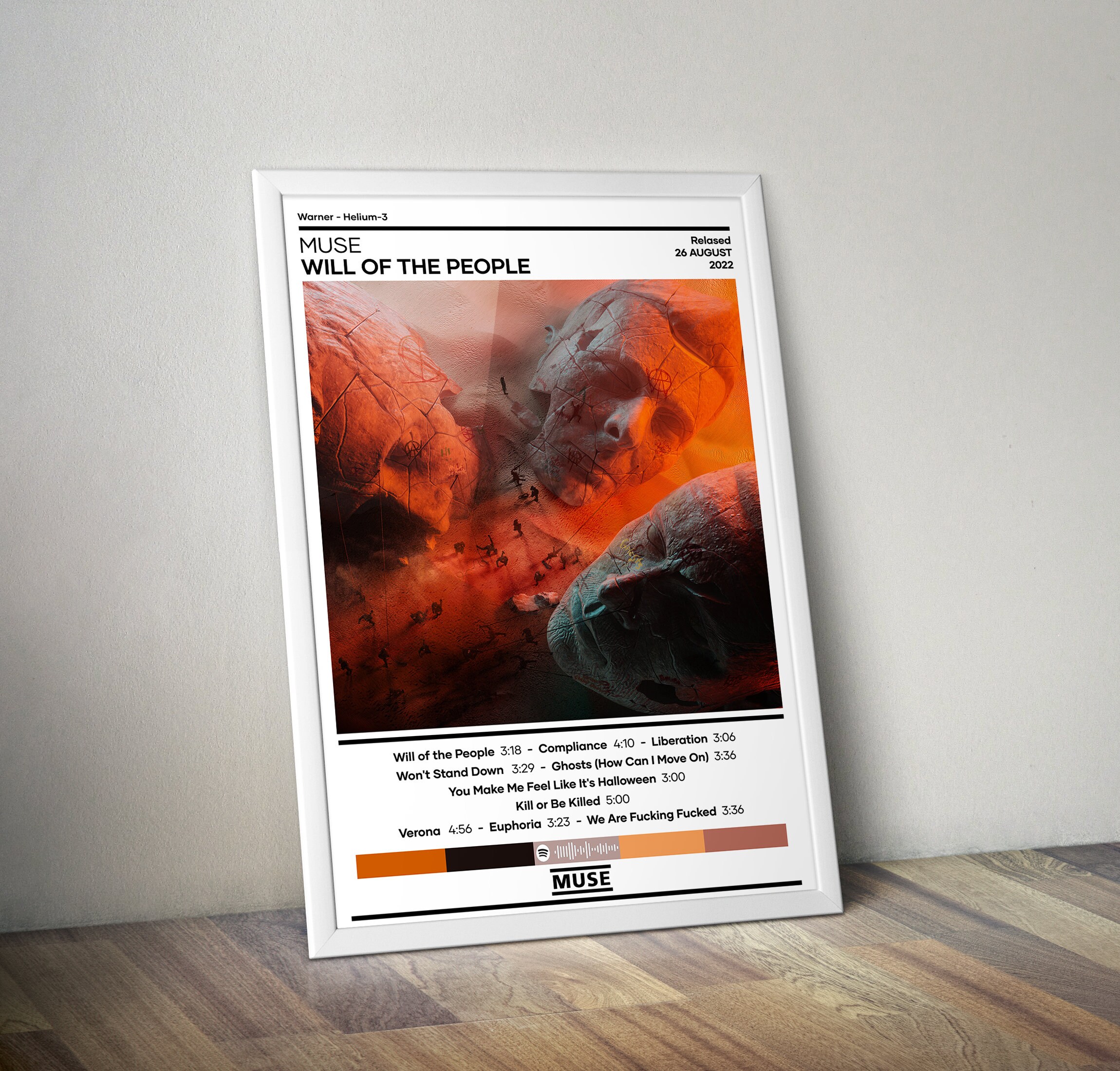 Muse Poster | Will of the People Poster | Metal Music Poster sold by ...