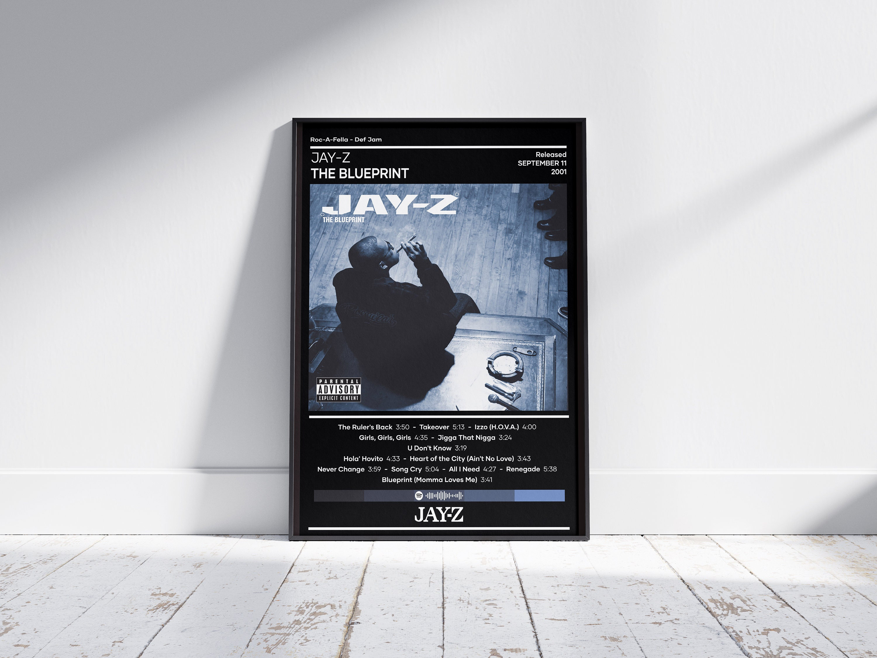 Jay-Z Poster | The Blueprint Poster | Music Poster | Album Cover Poster