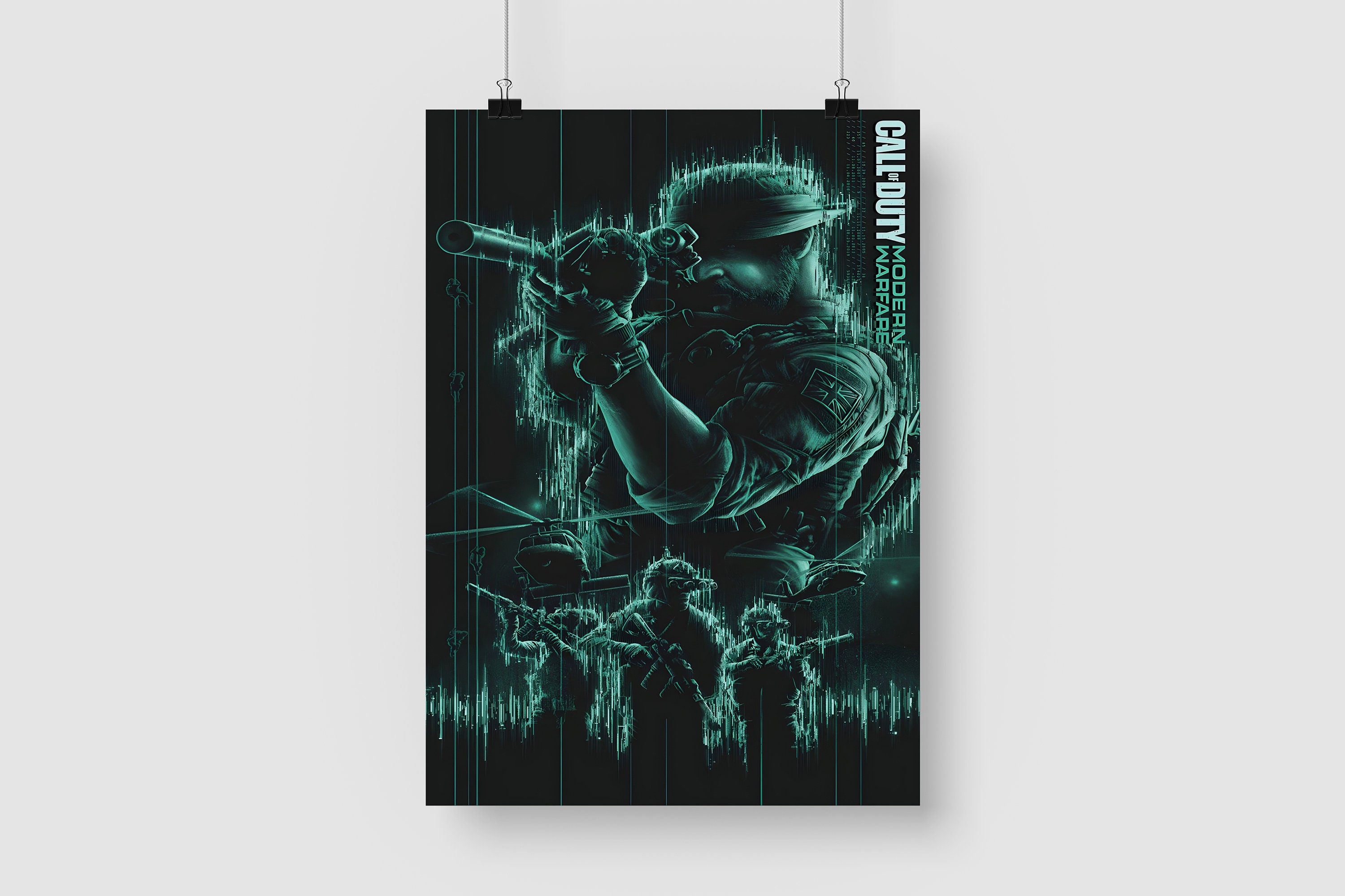 Call Of Duty Poster | Modern Warfare Poster | Gaming Poster Designed ...