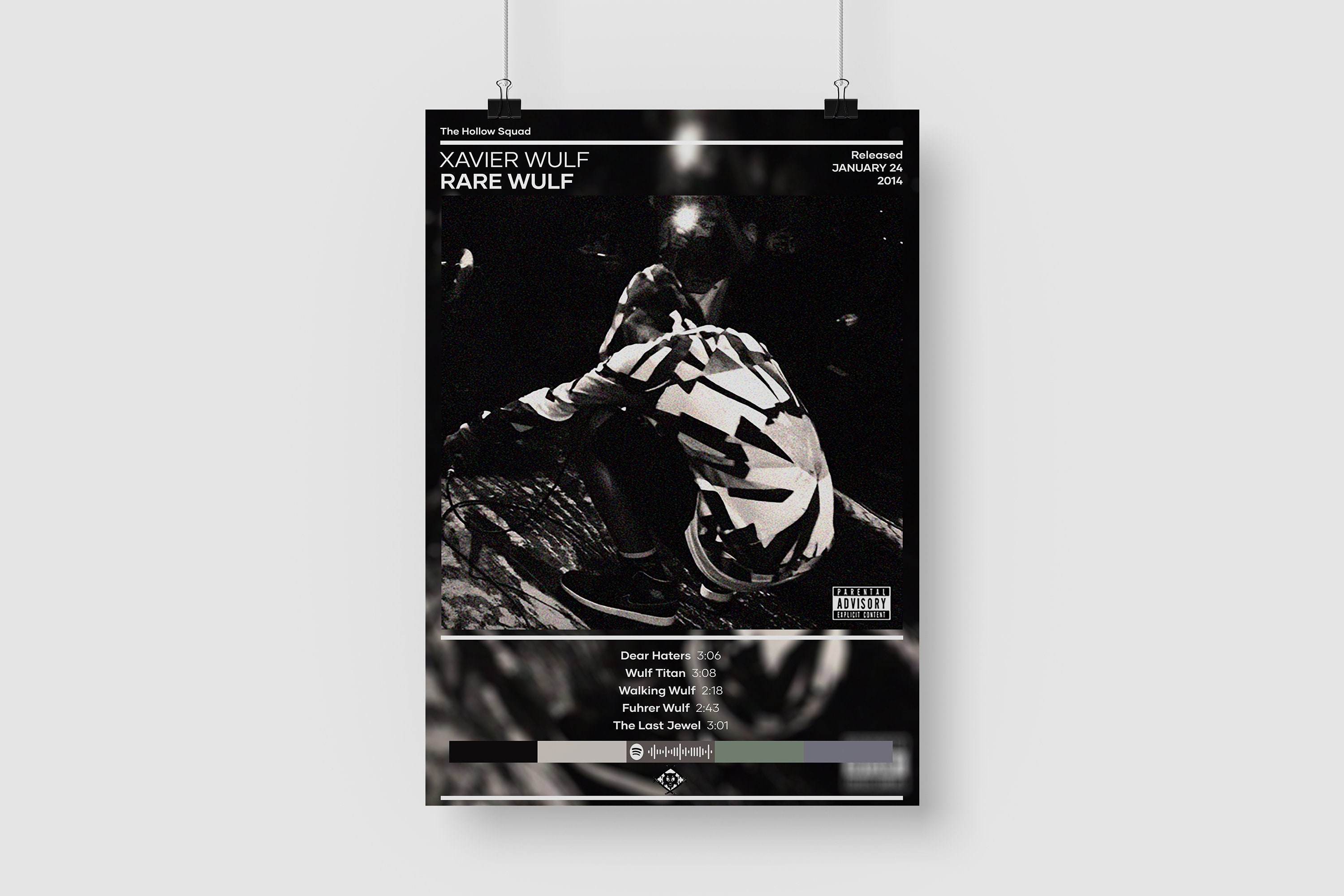 Xavier Wulf Poster | Rare Wulf Poster | Music Poster | Album Cover ...