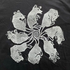 Hand-printed Rat King Tshirt! - Etsy