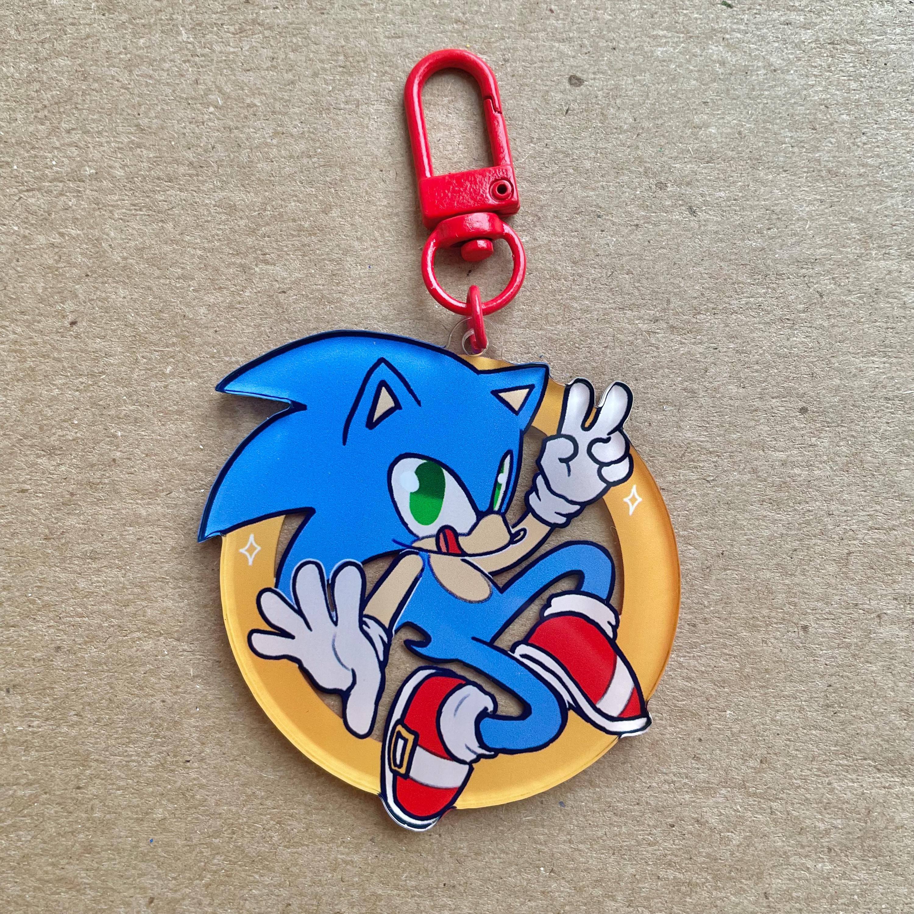 Sonic & Shadow Acrylic Keychains! - Etsy