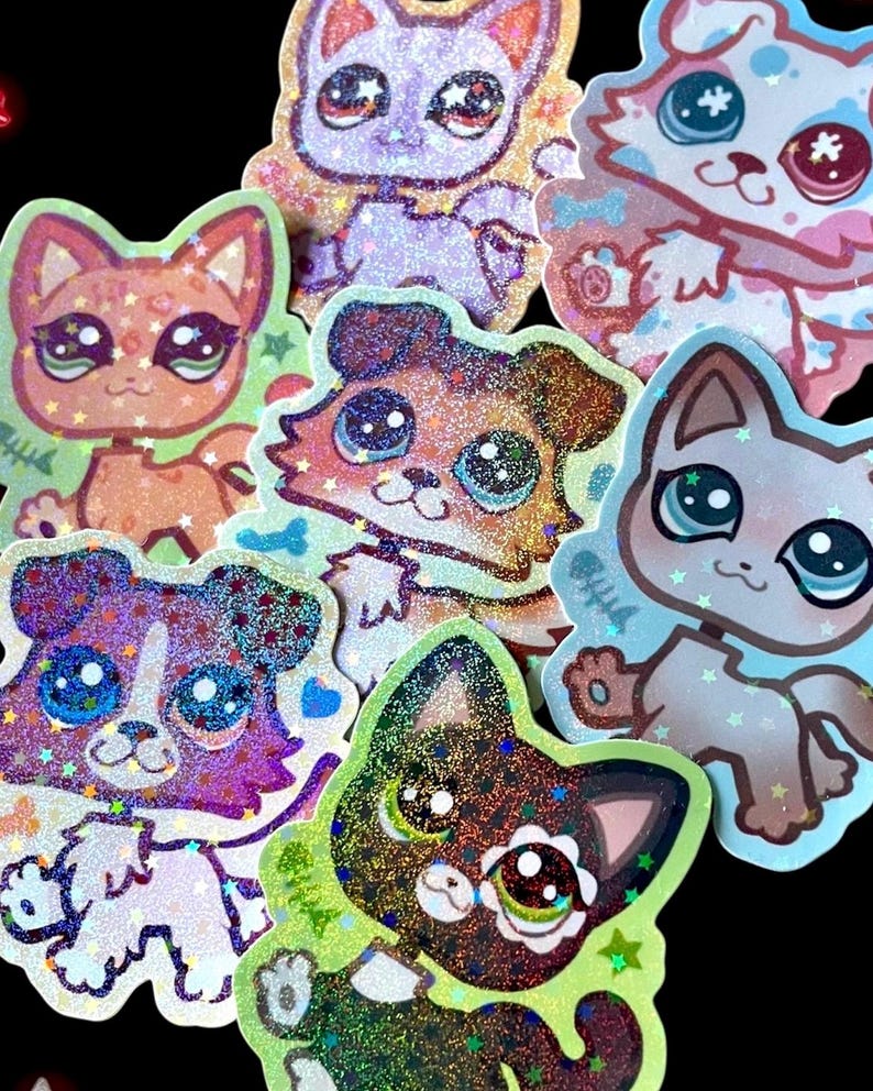 LPS Holographic 2" Stickers! - Etsy Canada