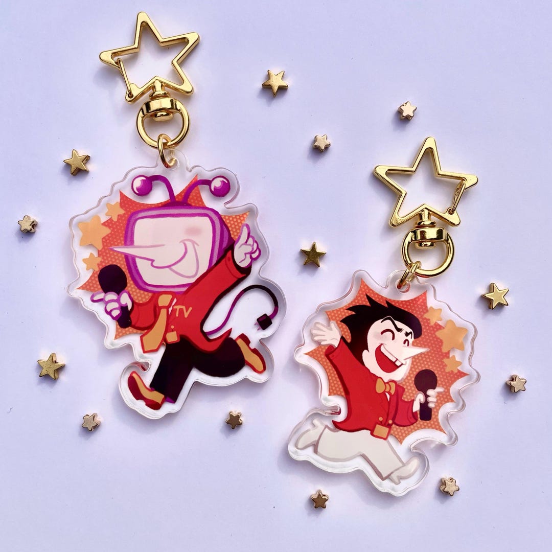 Tenna & Spamton BIG SHOT Keychains! - Etsy