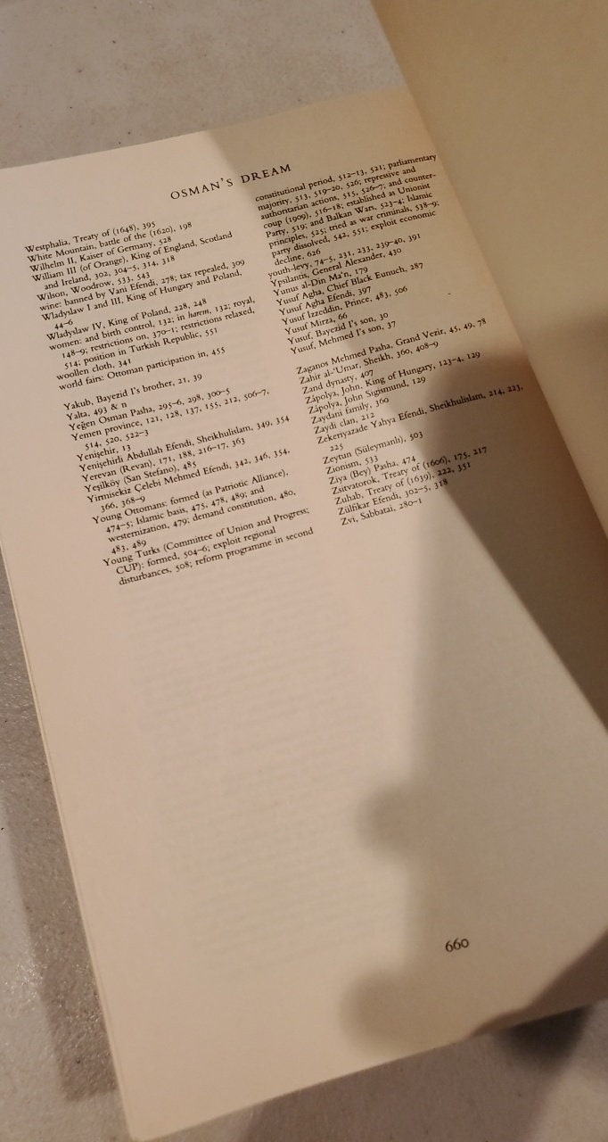 OTTOMAN EMPIRE Book on Turkish History Osman's Dream - Etsy