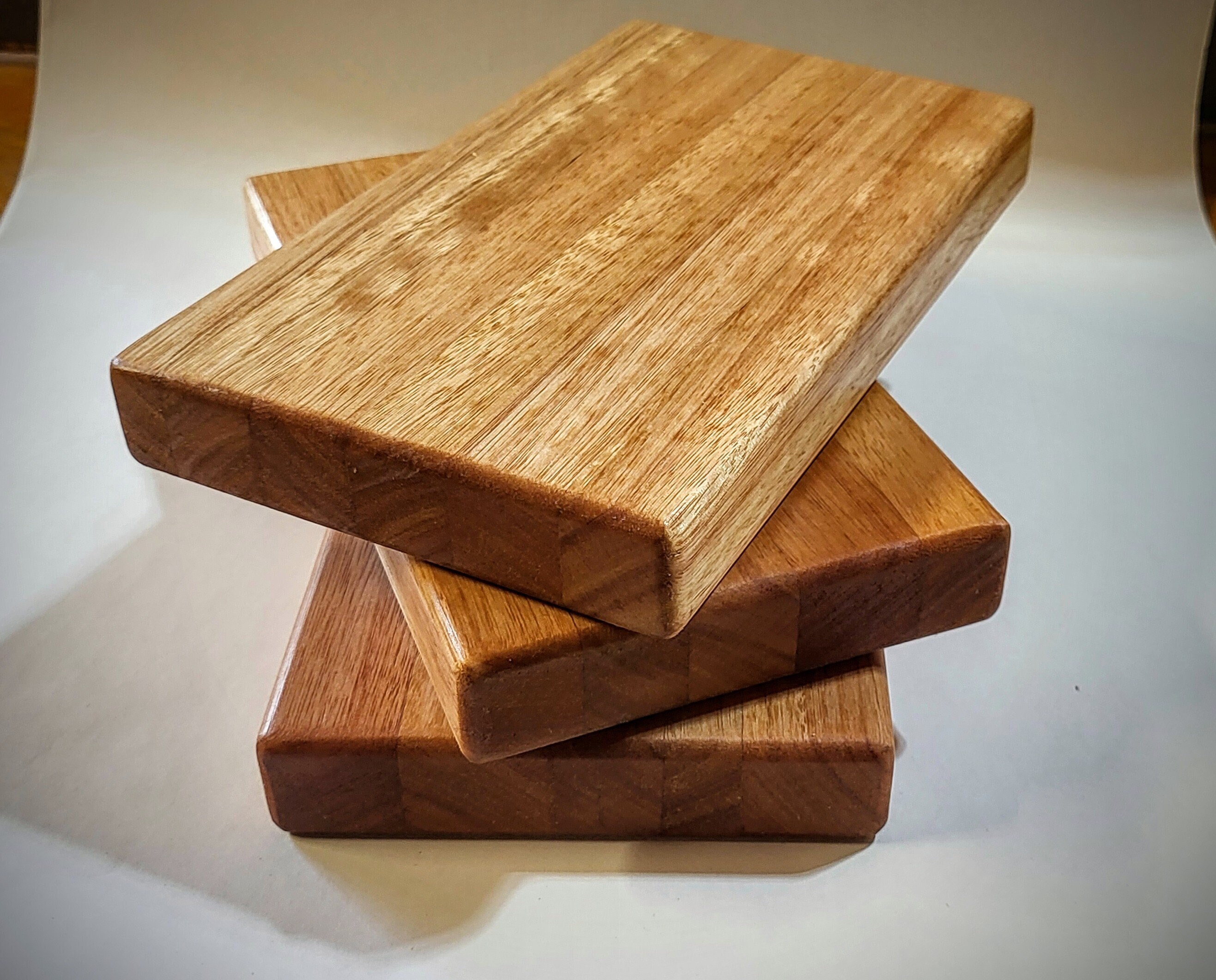 Handmade Solid Mahogany Cutting Charcuterie Decorative Board set of 3 ...