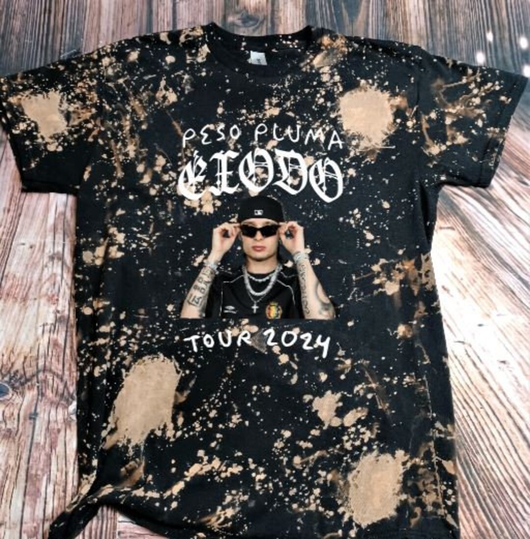 Peso Pluma Shirt Tee T-shirt | Peso Pluma Exodo Tour Concert Shirt ...