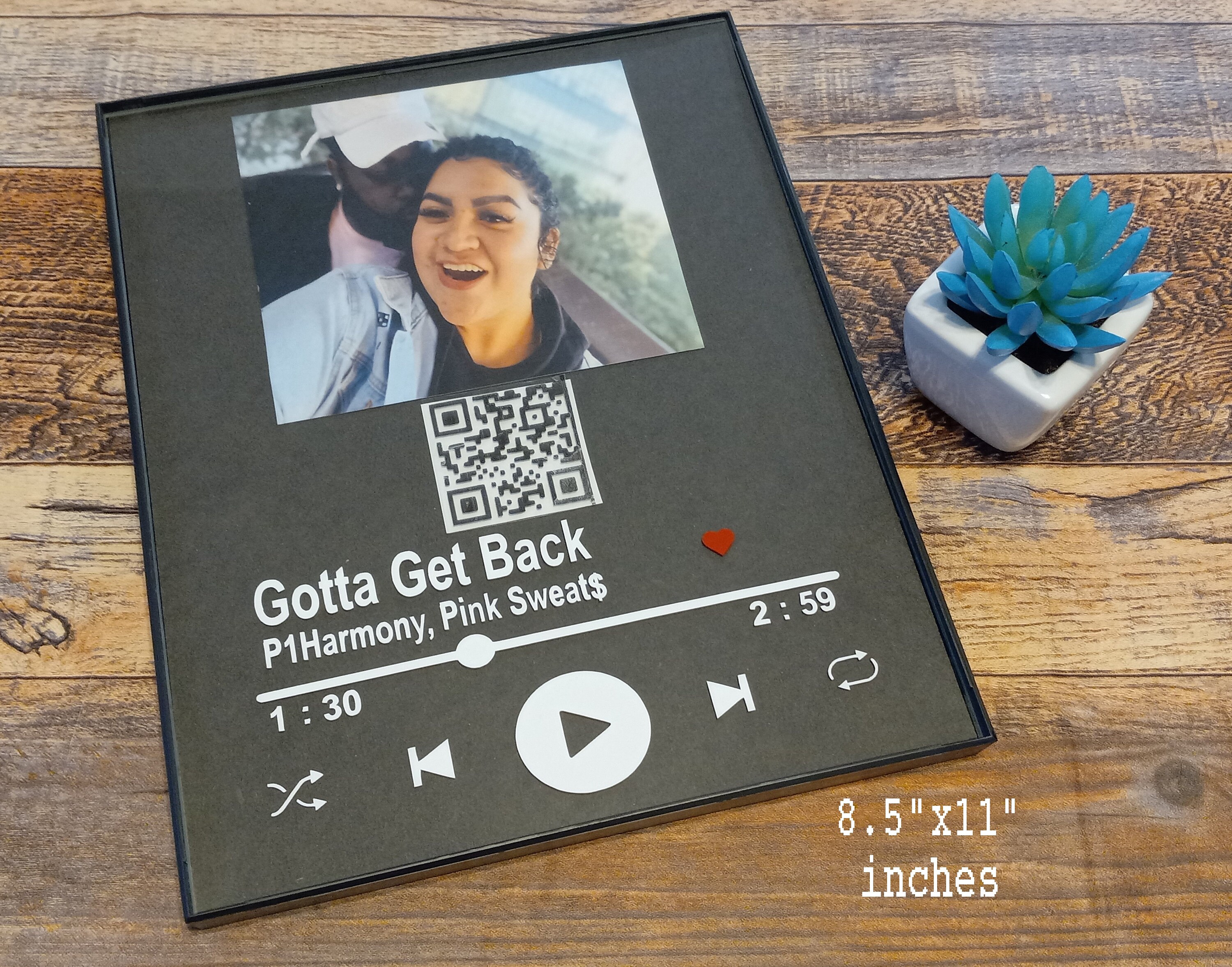 Music QR Code Frame | Music Album Cover | Fathers Day Gift Daughter ...